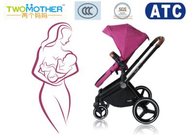 China Van de de Babyreis van de aluminiumlegering de Wandelwagen Grote Wielen en Carrycot-Kinderwagens voor Babys Te koop