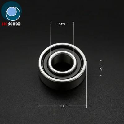 中国 SR2-5ZTLZWN 3.175*7.938*3.571 高速歯科用ベアリング Torlon ケージ 販売のため