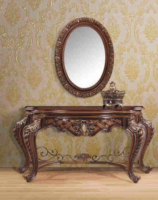Cina La Tabella di condimento decorativa dell'oggetto d'antiquariato della mobilia con il Mdf Tan dello specchio 1.8m ha dipinto in vendita