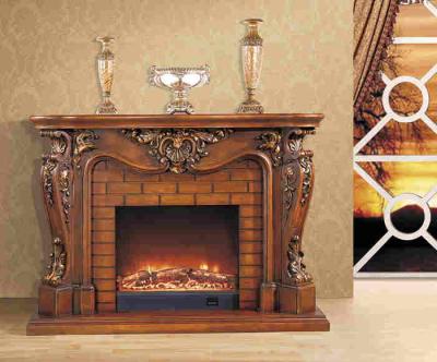 Cina Camini europei di legno solido dell'oggetto d'antiquariato di stile per la decorazione ristorante/dell'hotel in vendita