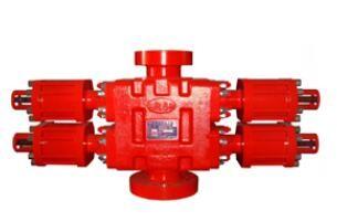 China Square Shear Ram Bop Red Shaffer Double Ram Bop In Oil Fields for sale