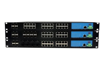 China Schakelaar van Fanless de Industriële Beheerde Ethernet met SFP-Consumptie van de Groef de Lage Macht Te koop
