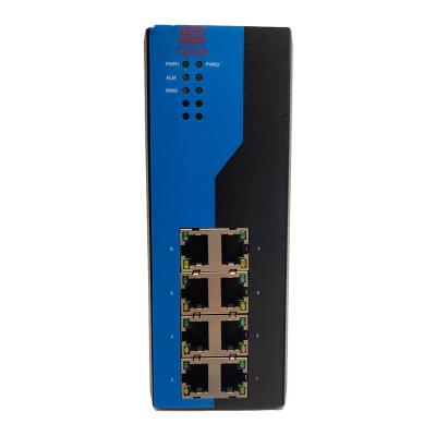China 10/100M last de Industriële Beheerde Ethernet Schakelaar met 2 1000M SFP Haven 10 in Te koop
