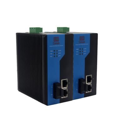 China Metaal die Industriële Schakelaar 5 Haven 100M huisvesten van Configuirable Ethernet Lange Levensduur Te koop