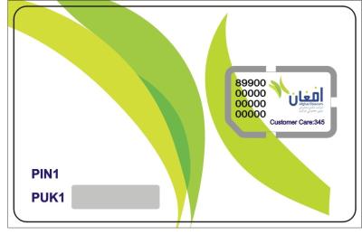 Китай PostPaid карточка телекоммуникаций SIM с персонализацией без габарита карточки продается