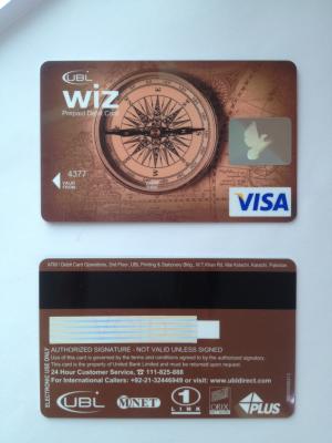 Cina Materiale pagato anticipatamente del PVC di progettazione del cliente smart card di visto/della carta di debito in vendita