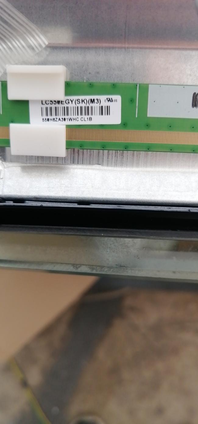 55-inch TFT-LCD display panel close-up