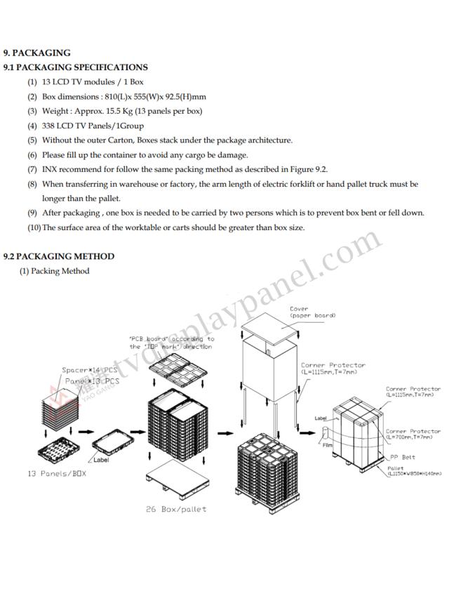 V320BJ8-Q01 packaging process