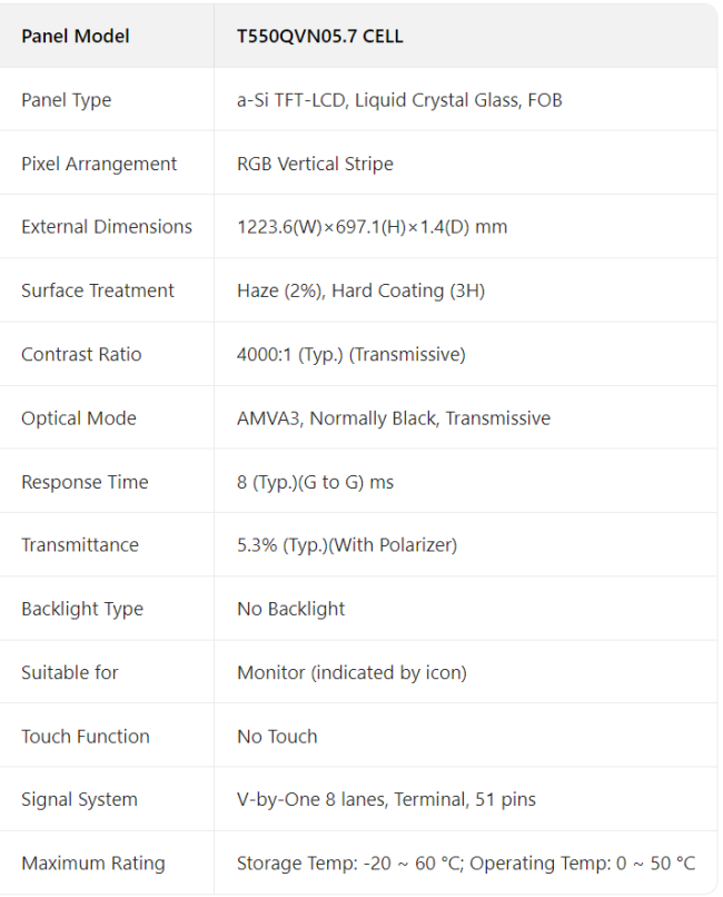 Technical specifications diagram 2