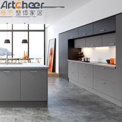 Κίνα Budget-Friendly Modern Kitchen Cabinets And Furniture With Beveled Edge Countertop προς πώληση