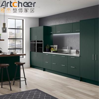 Κίνα Budget-Friendly Modern Kitchen Cabinets And Furniture With Beveled Edge Countertop προς πώληση