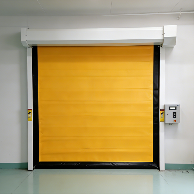 Insulated door installation schematic