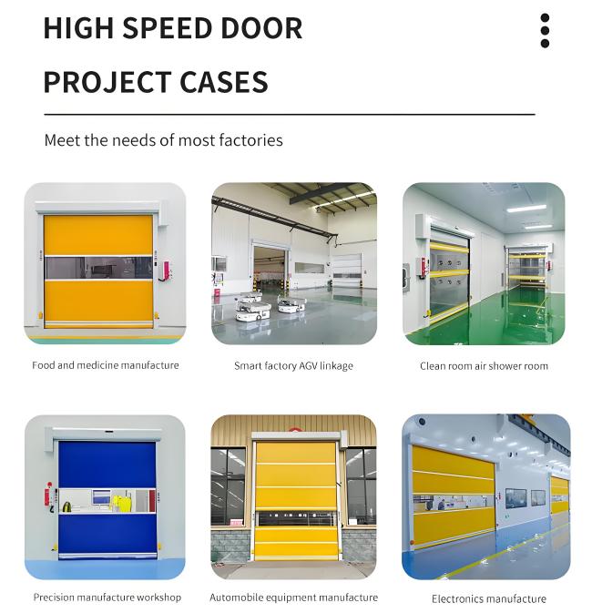 Insulated high speed door technical detail