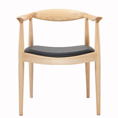 Cina Legno naturale Officeworks Hans Wegner Kennedy Chair Leather Seat in vendita