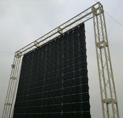 Cina Esposizioni di parete flessibili ultra esili impermeabili del contesto della fase dello schermo del LED video 6500 pidocchi in vendita