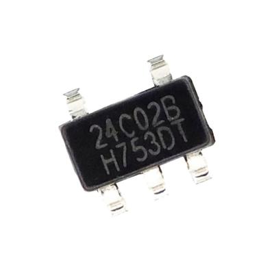 China Chip de armazenamento Circuito integrado Chip de armazenamento de memória AT24C02-SOT-23-5 AT24C02 à venda