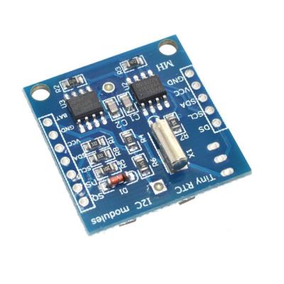 China Tiny RTC I2C modules 24C32 memory DS1307 clock RTC module  Battery Tiny RTC I2C for sale