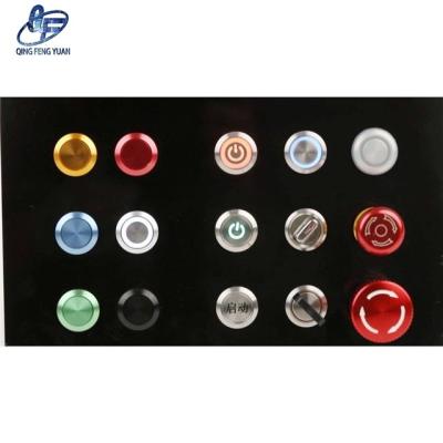 China Button Switches 16 Mm Ip68 Metal Switch With No & Nc Soft Touch 3 Pin 12Mm Plastic Rotary Push for sale