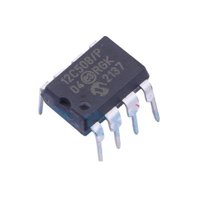 중국 통합 회로 IC PIC12C508-04/P 새 오리지널 IPDIP-8 MCU/MPU/SOC CPU 코어 PIC CPU 최대 주 주파수 4MHz 판매용