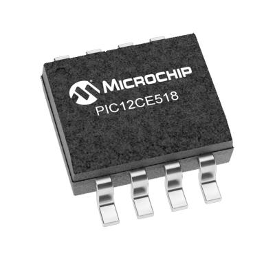 China American Microchip Integrated Circuits PIC12CE518-04/SN Brand New Original Electronic Components Package DFN-6-EP(1.6x1.6) Monitor en reset chip MOSFET Te koop