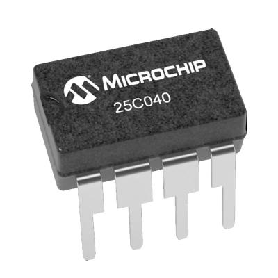 China Circuitos integrados de microchip americanos 25C040/P Componentes electrónicos originales de nueva generación paquete DFN-6-EP ((1.6x1.6) Monitorear y restablecer el chip MOSFET en venta