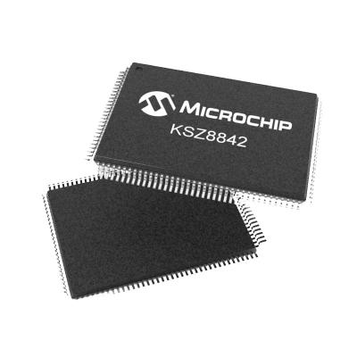 China American Microchip Integrated Circuits KSZ8842-32MQL Brand New Original Electronic Components Package DFN-6-EP(1.6x1.6) Monitor en reset chip MOSFET Te koop