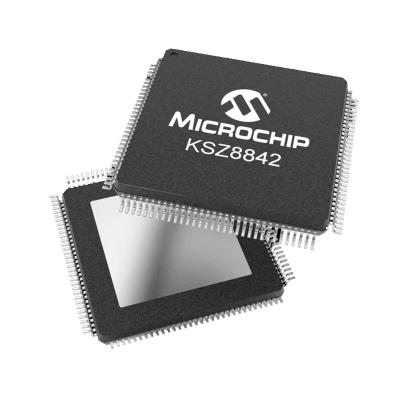 China Circuitos integrados de microchip estadounidenses KSZ8842-32MVL Componentes electrónicos originales completamente nuevos paquete DFN-6-EP(1.6x1.6) Monitor y reinicio del chip MOSFET en venta