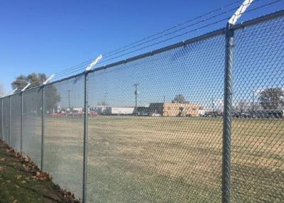 Cina il PVC di 50X50mm ha ricoperto o galvanizzato il recinto del collegamento a catena del campo da tennis in vendita