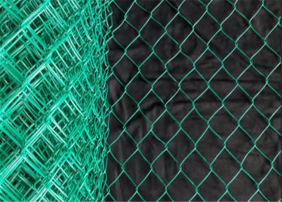 Cina Recinti rivestito del collegamento a catena di verde di forma del diamante dimensione d'apertura di 70mm - di 50mm in vendita