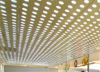 Cina Luce perforata della parte posteriore dello strato della maglia metallica del ms dei soffitti di sicurezza con il rivestimento del PVC in vendita