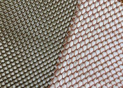 Cina Fletta il decapaggio con acido della maglia metallica del tessuto decorativo dei drappi/il rivestimento ossidazione anodica in vendita