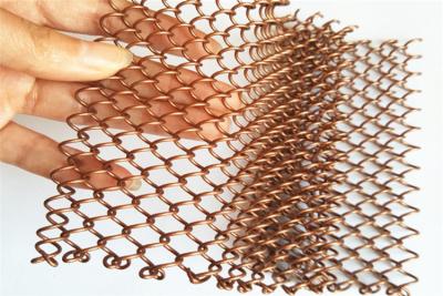 Cina metallo flessibile Mesh Curtain For Room Divider di 1x8mm in vendita