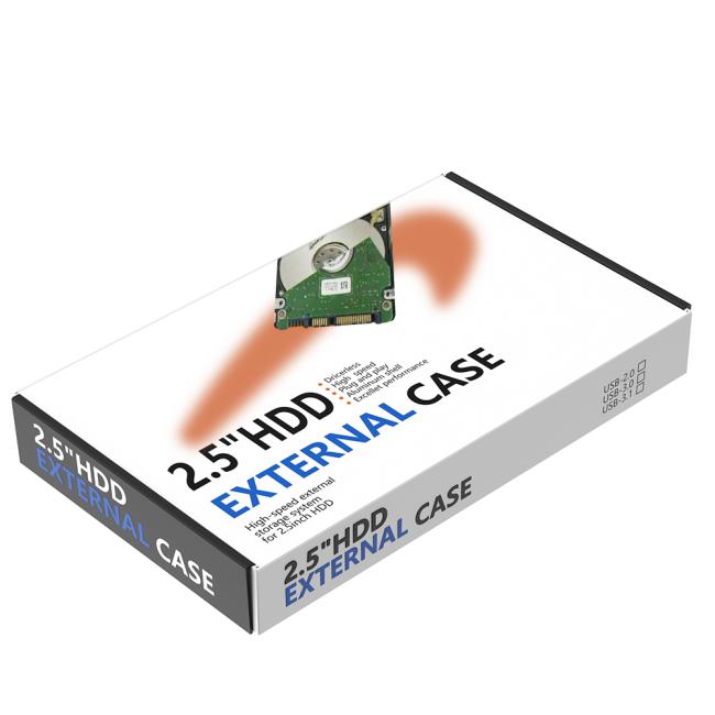 Portable USB 3.0 Type C SATA HDD SSD Enclosure