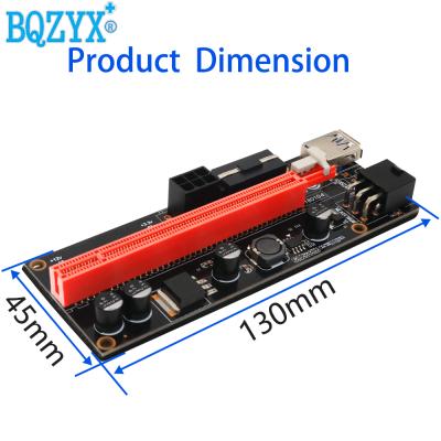 중국 PCI-E 라이저 익스텐더 카드 1X 4X 8X 16X 인터페이스 45x130mm 판매용