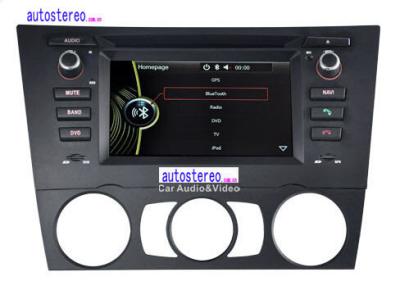 Cina Lettore DVD a 7 pollici dell'automobile del touch screen per l'unità della testa di navigazione di GPS Sat Navi di multimedia di E90 E91 E92 in vendita