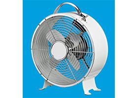 Cina Retro ventilatore da tavolo a 9 pollici di plastica del metallo, fan decorativo dello scrittorio di velocità della casa 3 in vendita