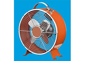 Cina 50 elettrici a 9 pollici del fan da tavolo del metallo di 60HZ ETL per stile giapponese dell'orologio del mercato in vendita