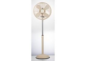 Cina D'annata a 18 pollici del metallo 16 sta sul fan, fan diritti decorativi di altezza regolabile in vendita
