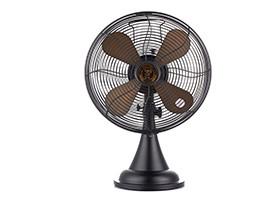 China Sterke Wind 3 Ventilator van de Snelheids Retro Lijst, Ventilators van de Metaal de Decoratieve Oscillerende Lijst Te koop