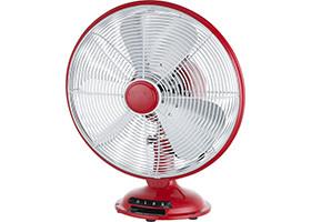 China 60Hz 12 de Elektrische Ventilator die van het de Stijlbureau van Chrome Uitstekende voor Woonkamergarage oscilleren Te koop