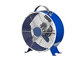 Cina Fan del metallo della pala del metallo di raffreddamento a aria 4 retro, ventilatore da tavolo d'annata del CE 60HZ in vendita