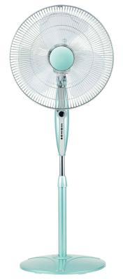 Cina Il verde 40cm le 3 velocità sta il fan su girante, elettroventola regolabile di quiete di inclinazione 60W in vendita