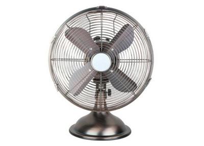 China Draagbare Elektrische Deak-Ventilator/de Stille Ventilator van de Trillings Retro Oscillerende Lijst Te koop