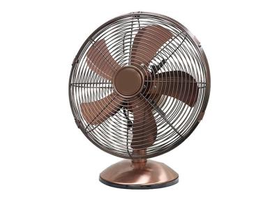 China 3 het Huis Retro Oscillerende Ventilator 90 Graad 3 van het aluminiumblad Snelheid Te koop