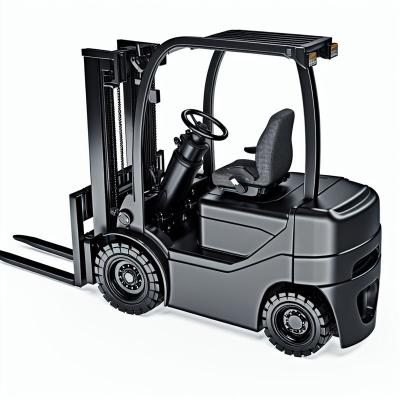 China Hydraulic Brake Type Diesel Forklift Equipped with All LED Light and 3 Way Wider Back Mirror for sale