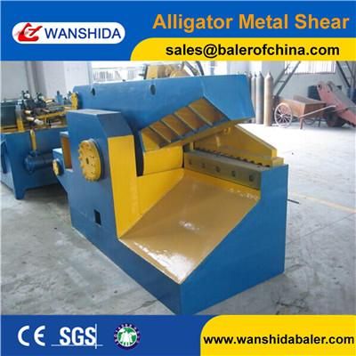 China Q43-1200 WANSHIDA Hydraulic Alligator Metal Shear Scrap Steel Pipes Waste Profiles Cutting Shear à venda