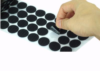 China Die Cut Back Adhesive Hook And Loop Dots sticky back hook and loop Coins Bulk for sale