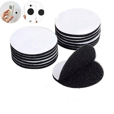 China Custom Shape Acrylic Glue Hook And Loop Dots With Anti Sticking Paper for sale