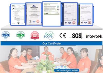 중국 이스페와 ISO9001 상업적 고급 비닐 프랭크  스톤 플라스틱 복합체 타일 판매용
