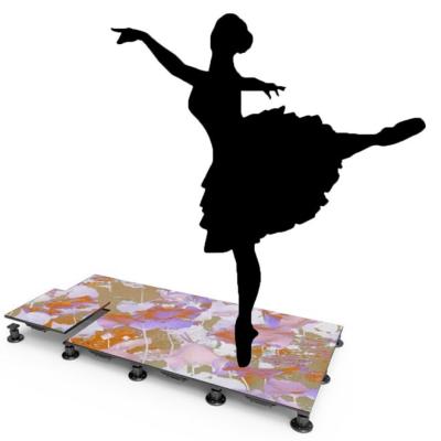 China P2.6 Interactive LED Dance Floor Display 500x500mm Die-casting AL For Shopping Malls for sale